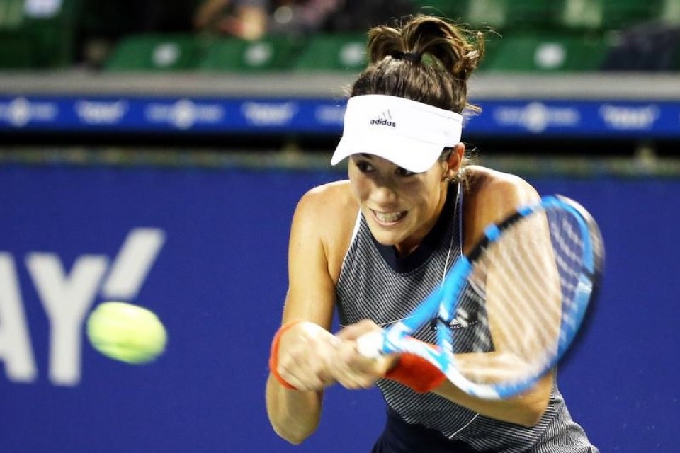 Tennis: Muguruza knocks out Rio Olympic champ Puig in world No. 1 debut
