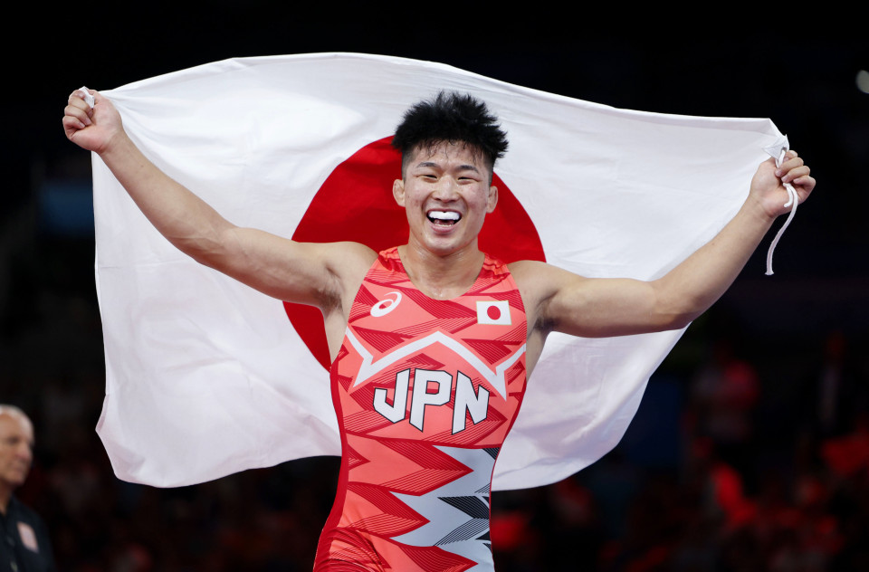 Olympics: Nao Kusaka wins Greco-Roman wrestling 77-kg gold