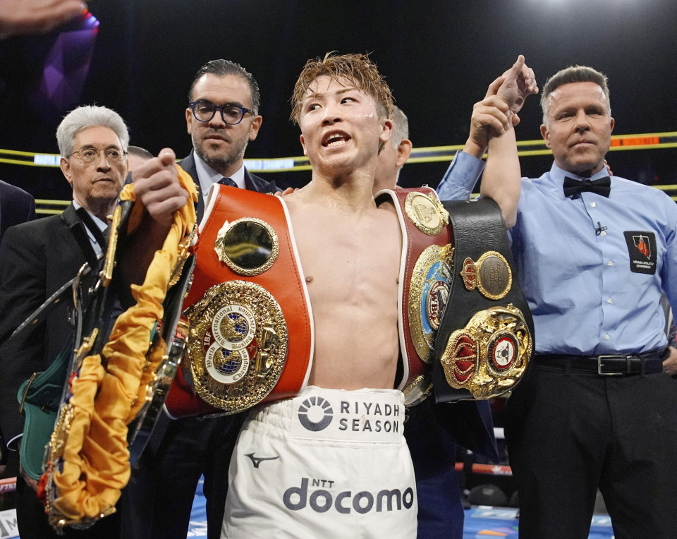 Boxing: "Monster" Inoue TKOs Cardenas to retain 4 super bantam belts