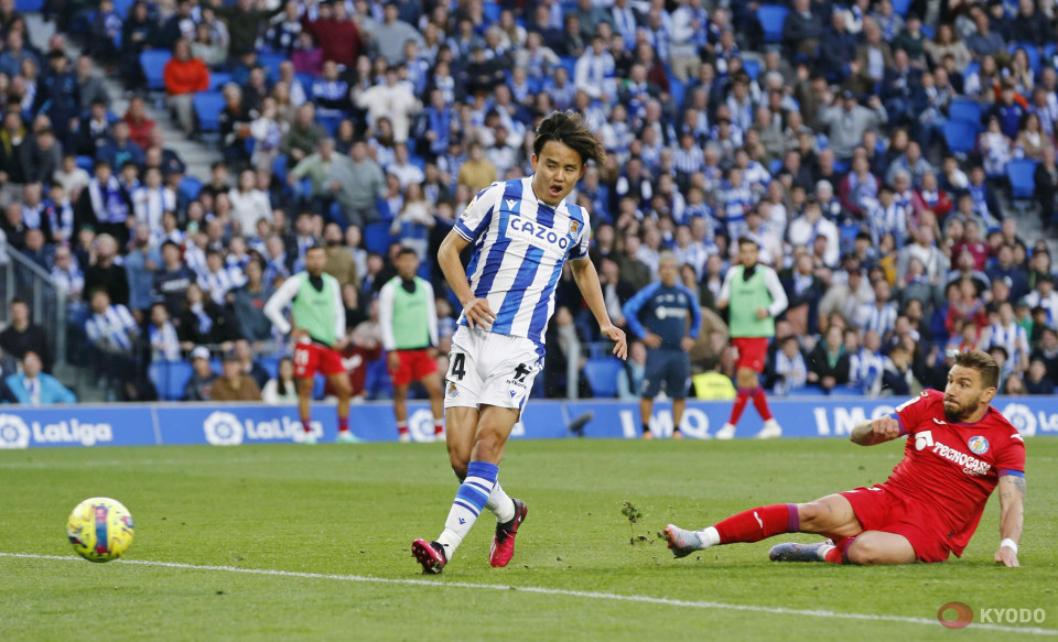Football Takefusa Kubo Sets La Liga Scoring Record For Japanese Player