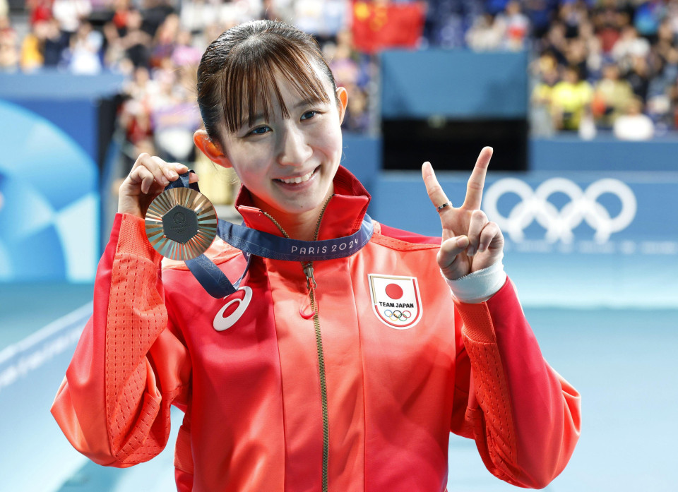 Olympics: Japan's Hina Hayata takes women's table tennis singles bronze