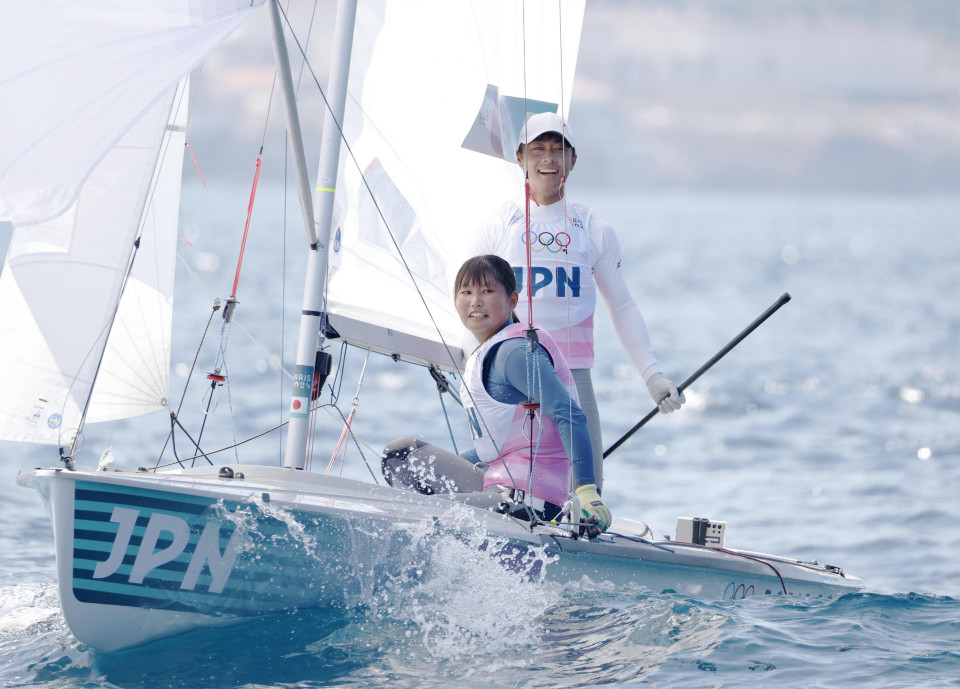 Olympics: Okada, Yoshioka win mixed dinghy sailing silver for Japan ...