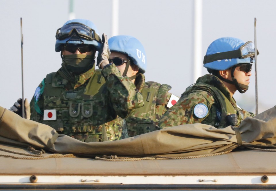Japan to make 1st SDF dispatch to non-U.N. peacekeeping force in April