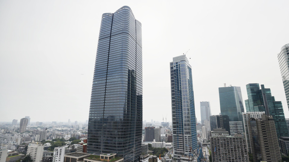Japan's tallest skyscraper, at 330 meters, completed in Tokyo