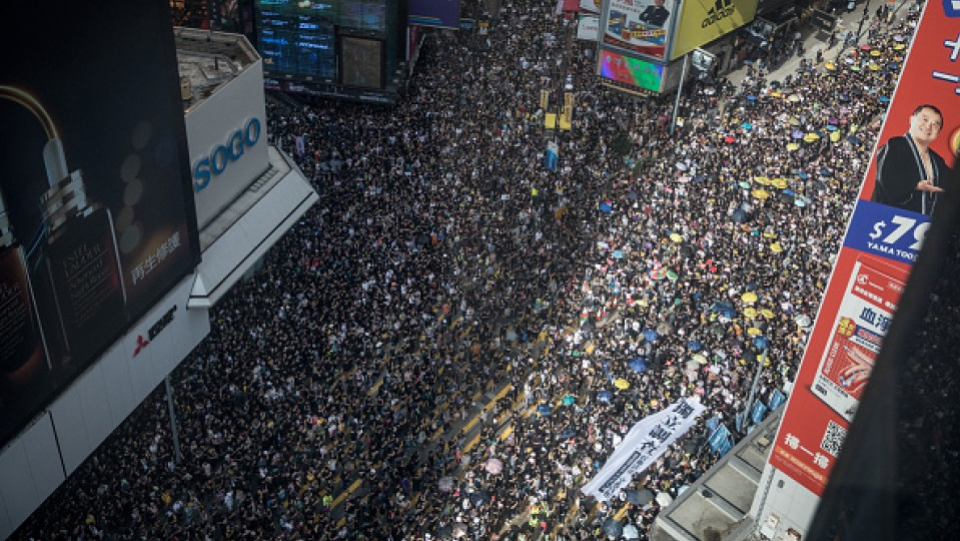 Fresh Mass Protest Held In Hong Kong Against Extradition Bill Govt