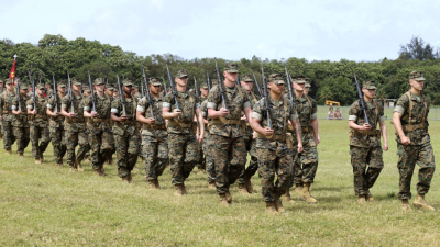 U.S. Marines open new Guam base, troop transfer to start in '24