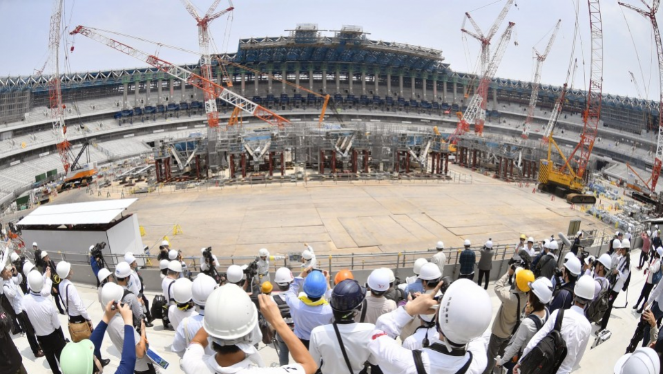 Olympics: Tokyo 2020 main stadium 40% complete
