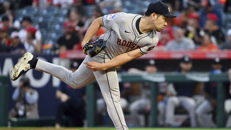 Baseball: Yusei Kikuchi improves to 5-0 with Astros in win over Angels