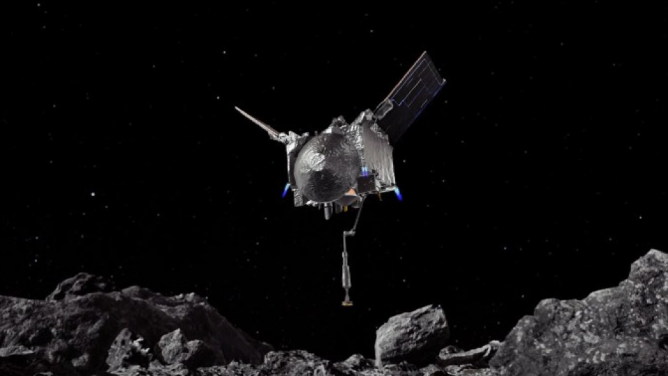 NASA says images suggest "success" in asteroid sample collection